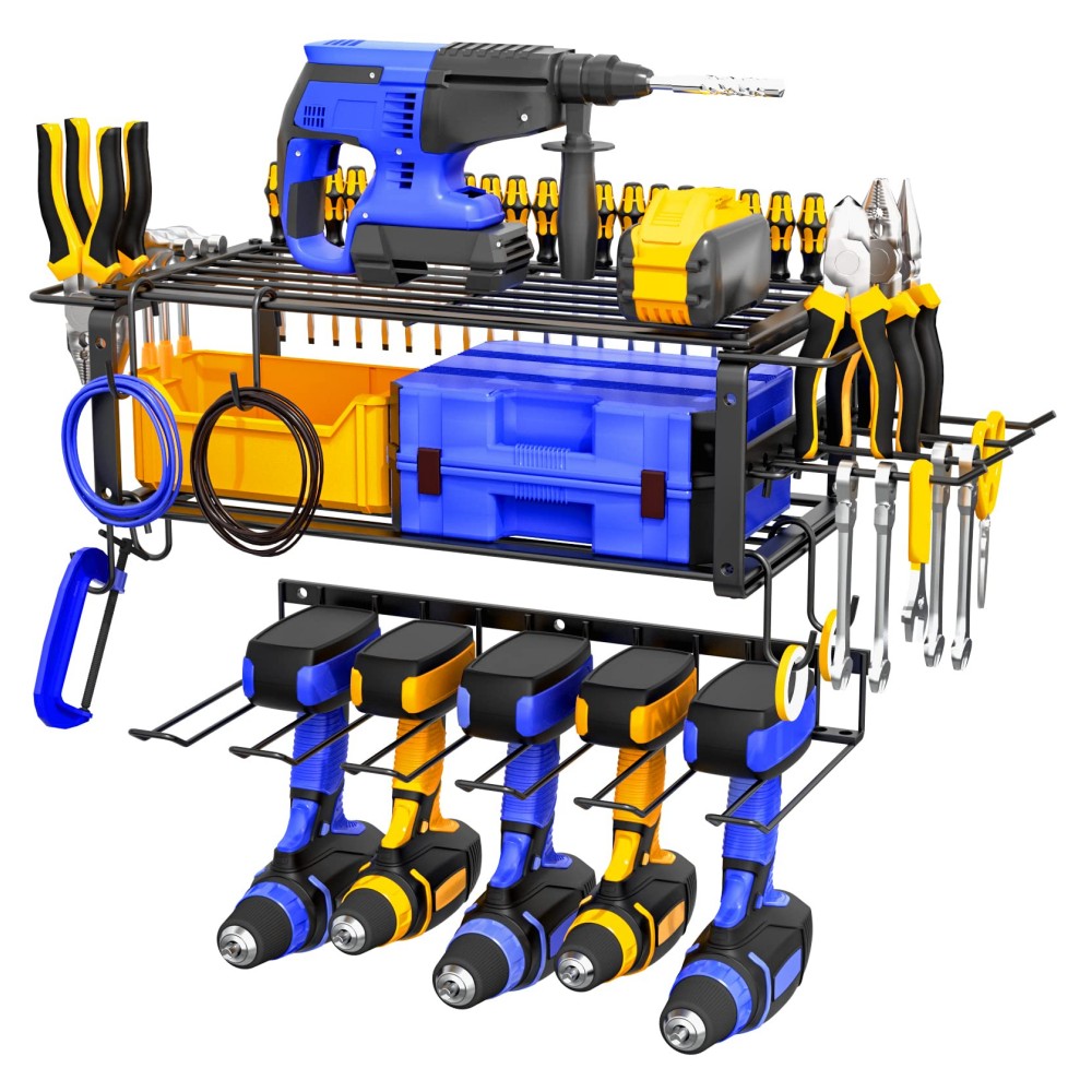 Rackem RKM-RA7 6-Hook Multi-Tool Rack - Walmart.com