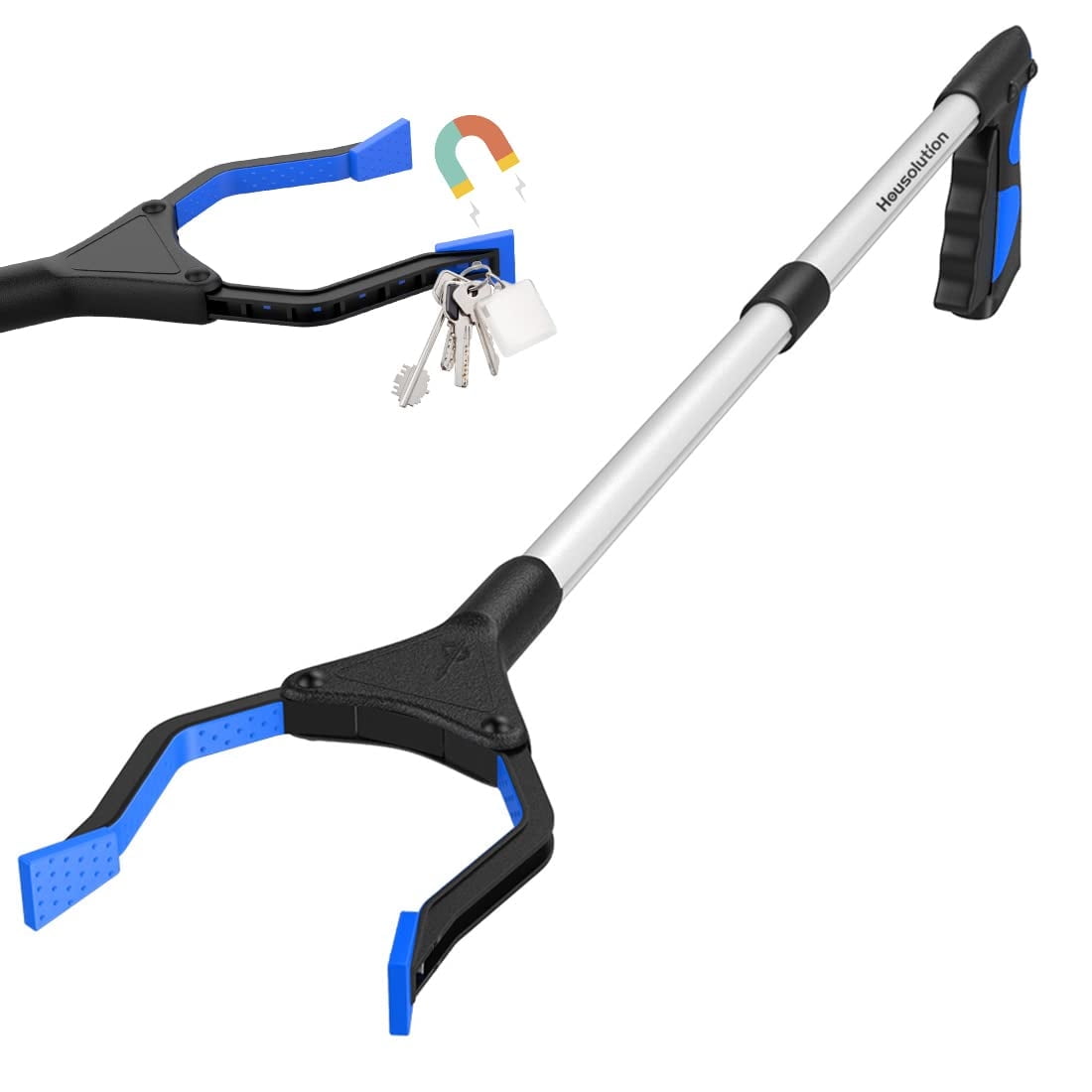 Housolution Reacher Grabber Tool,32" Foldable Grabbers for Elderly ...