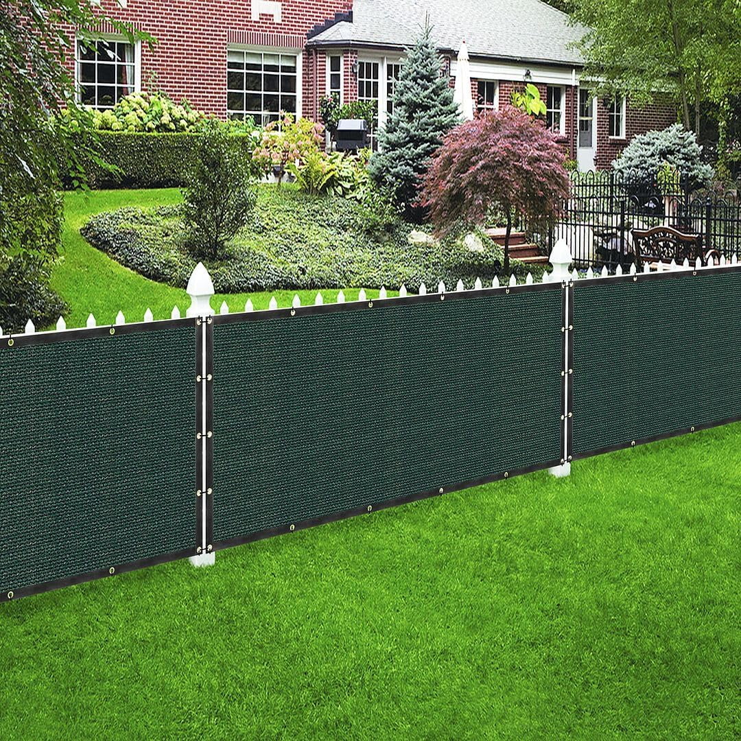 Houssity Green 6' x 49' Fence Privacy Screen Cover Panel Shade Cloth ...