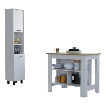 Covelo 2 Piece Kitchen Set Multi-Color Engineered Wood - Walmart.com