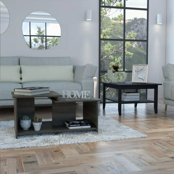 Houston 2 Piece Living Room Set - Mojito & Leanna Coffee Tables in ...