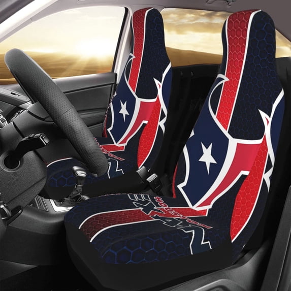 Houston America Football Team-Inspired Car Seat Covers 2-Pack - Non ...