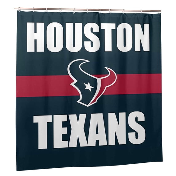 Houston America Football Team-Inspired Waterproof Shower Curtain ...