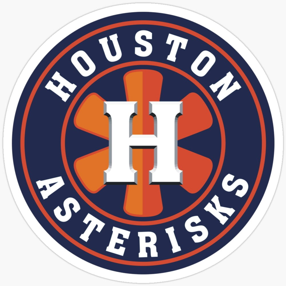 Houston Asterisks Parody Baseball Logo Sticker Phone Decal Water Bottle ...