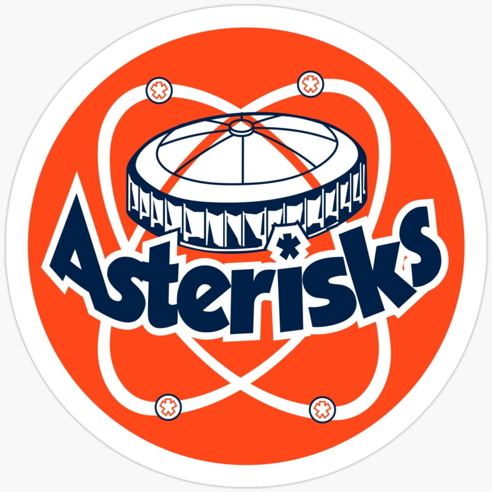 Houston Asterisks Throwback Cheating Scandal Sign Stealing Sticker ...