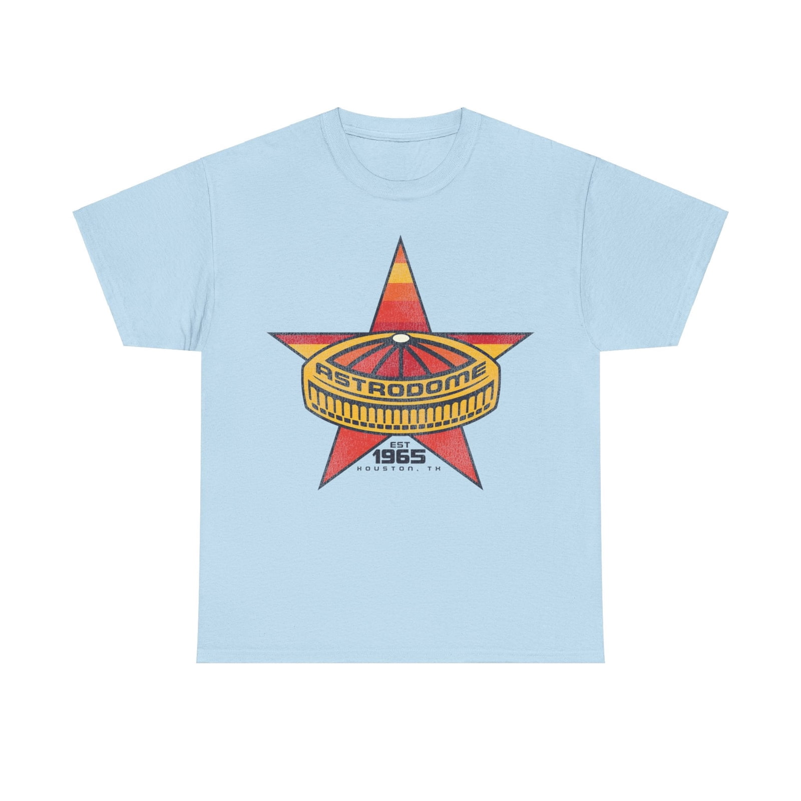 Houston Astrodome Nostalgic Retro Baseball Stadium T-shirt - Walmart.com