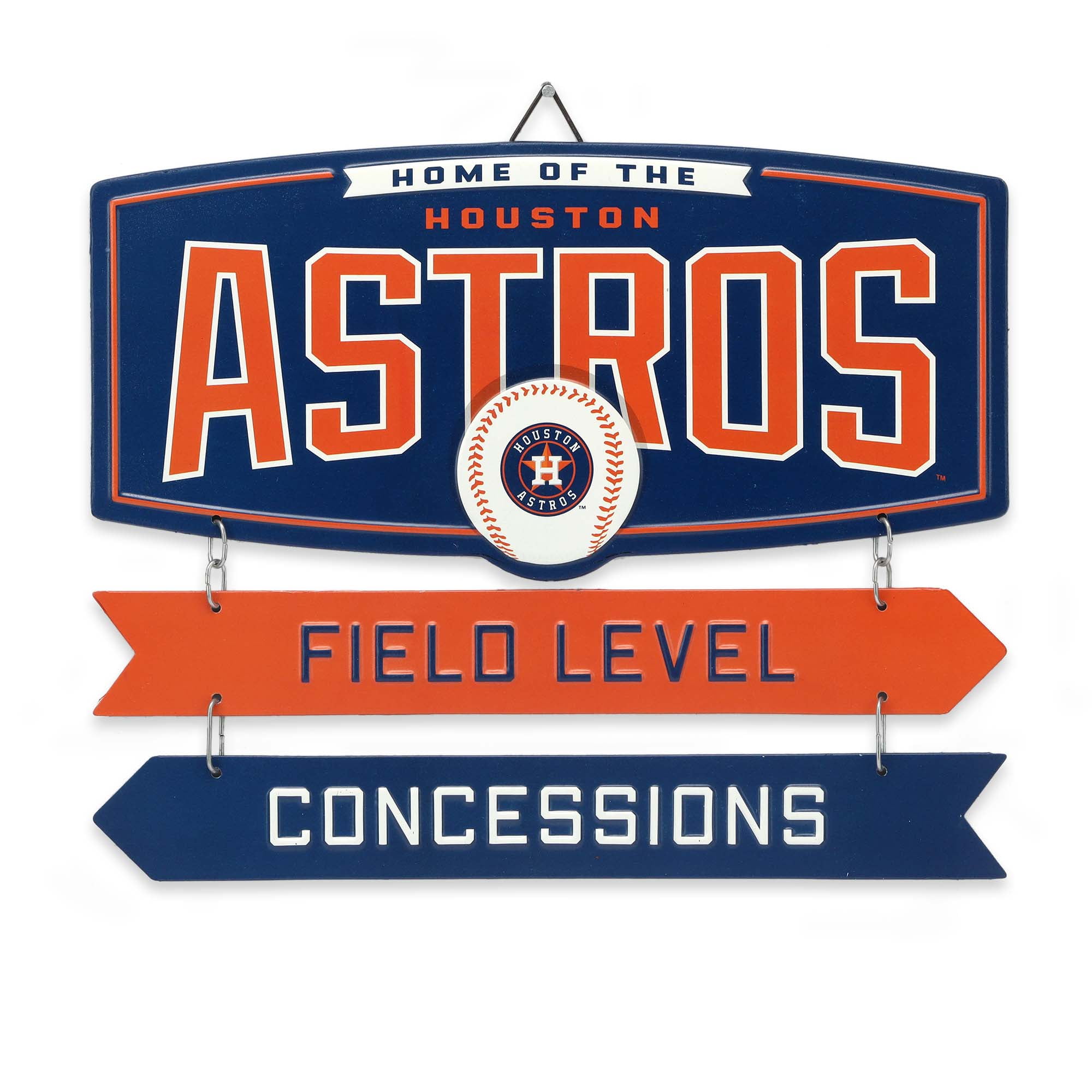 Houston Astros 11.8'' x 14.7'' Field Metal Sign - Walmart.com