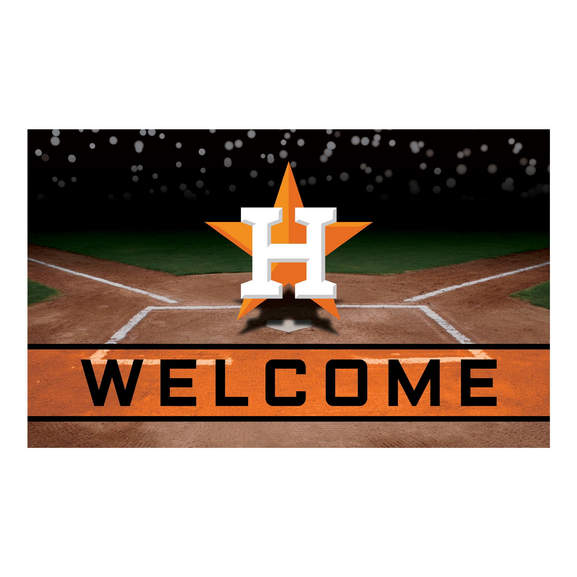 Houston Astros 18" x 30" Crumb Rubber Door Mat - Walmart.com