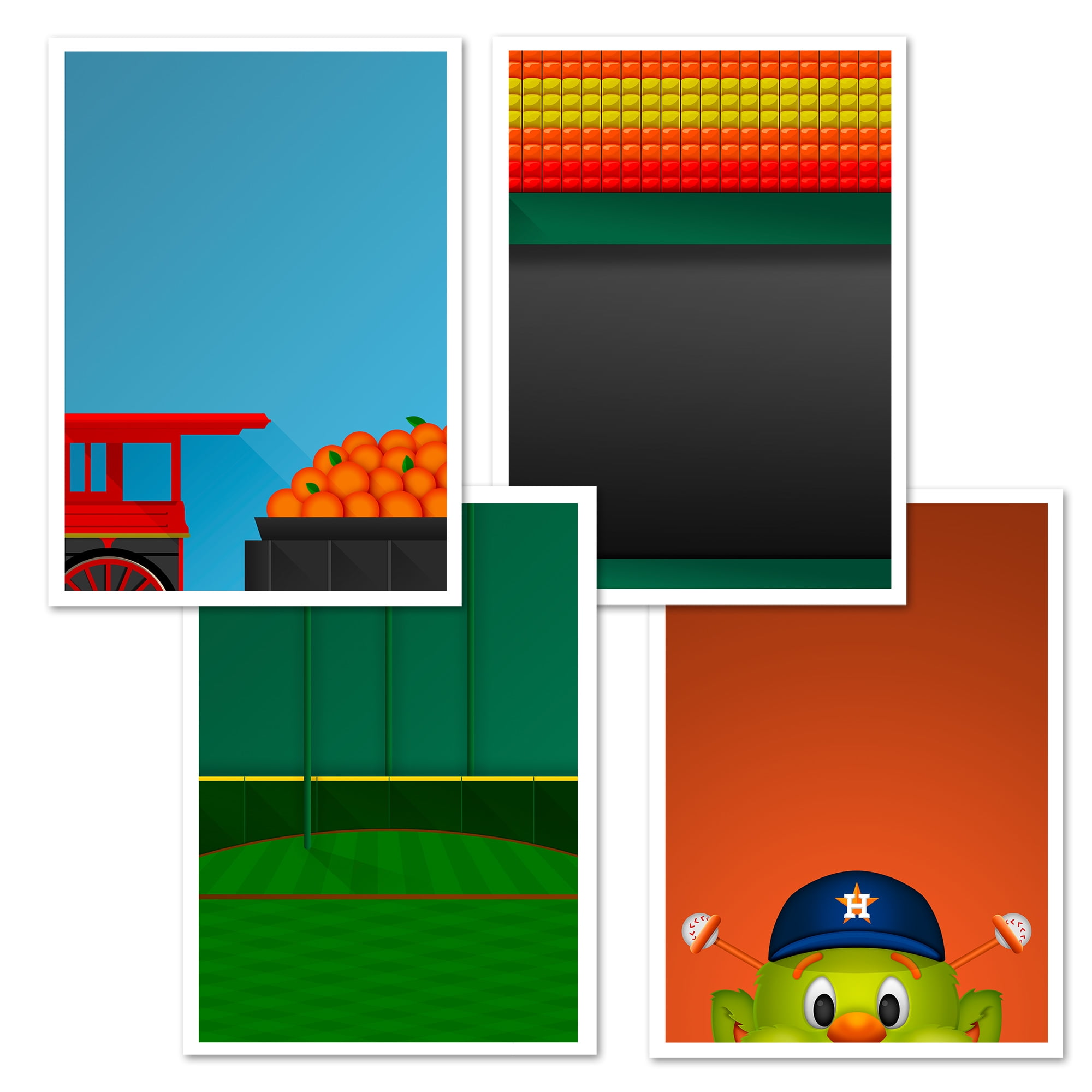 Houston Astros 5'' x 7'' Postcard Set - Walmart.com