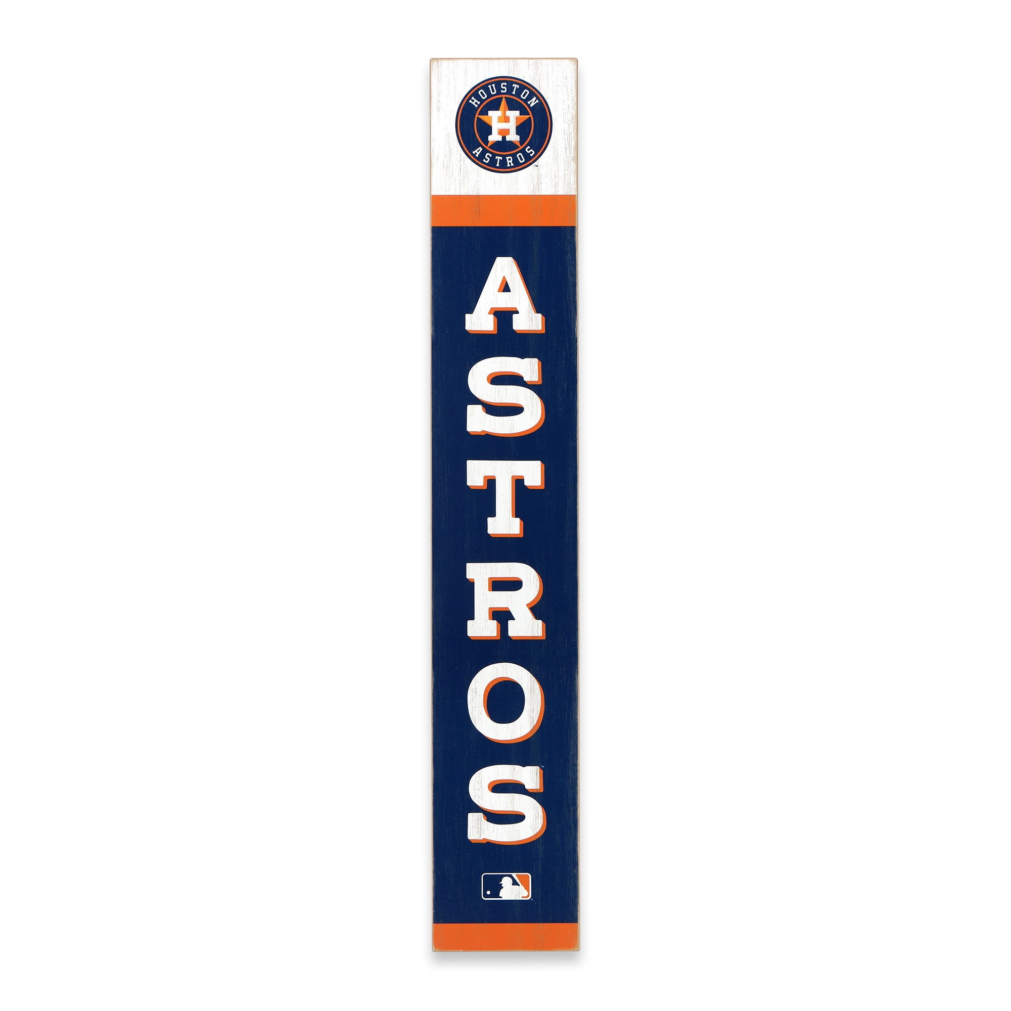 Houston Astros 6.75'' x 40.5'' Vertical Wood Sign - Walmart.com