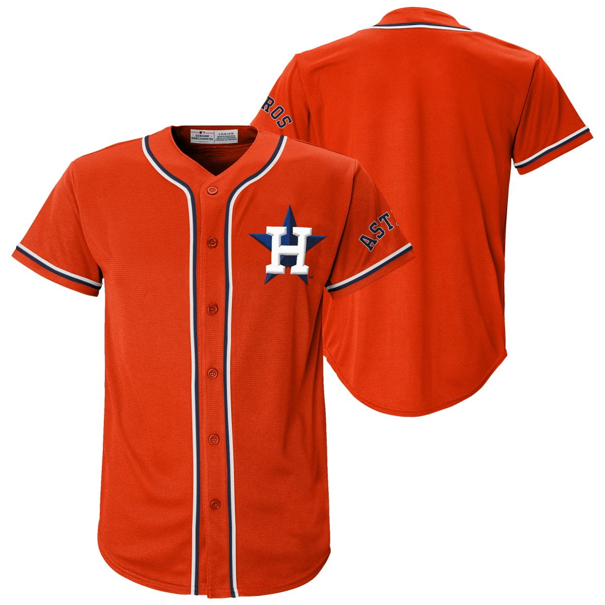 MLB Houston Astros Youth Secondary Color Synthetic Jersey - Walmart.com