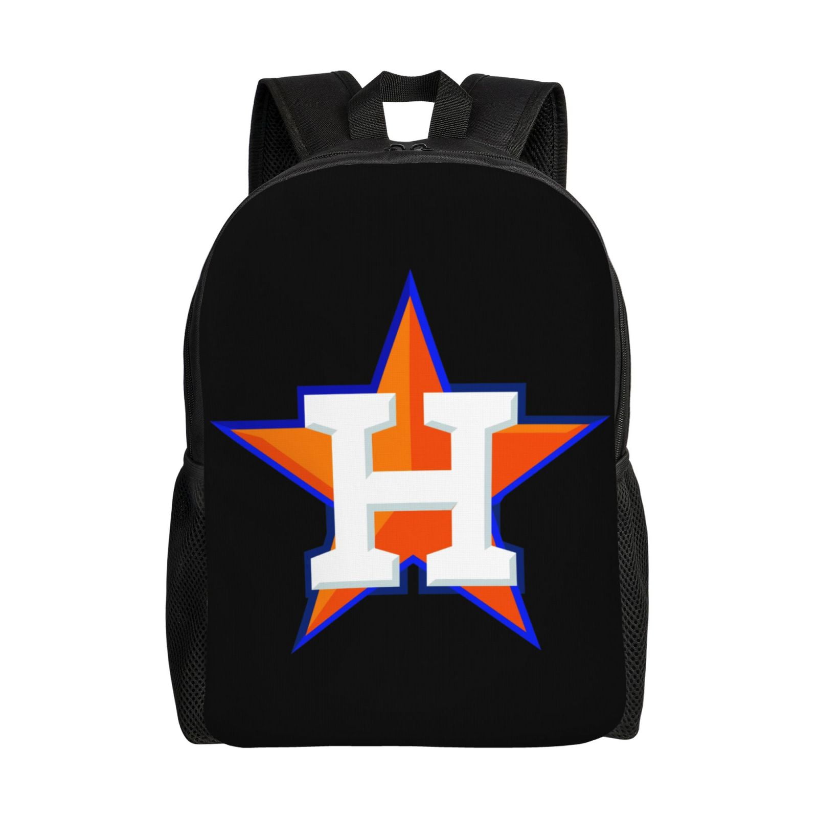 Houston_Astros College Backpack Travel Laptop Backpack Black Sturdy ...