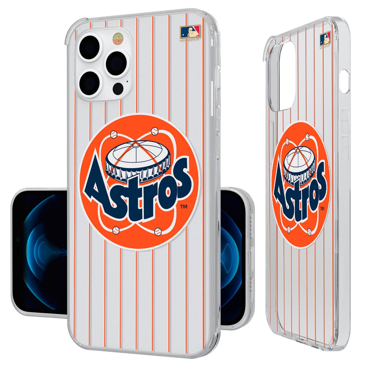 Houston Astros Cooperstown Pinstripe iPhone Clear Case - Walmart.com