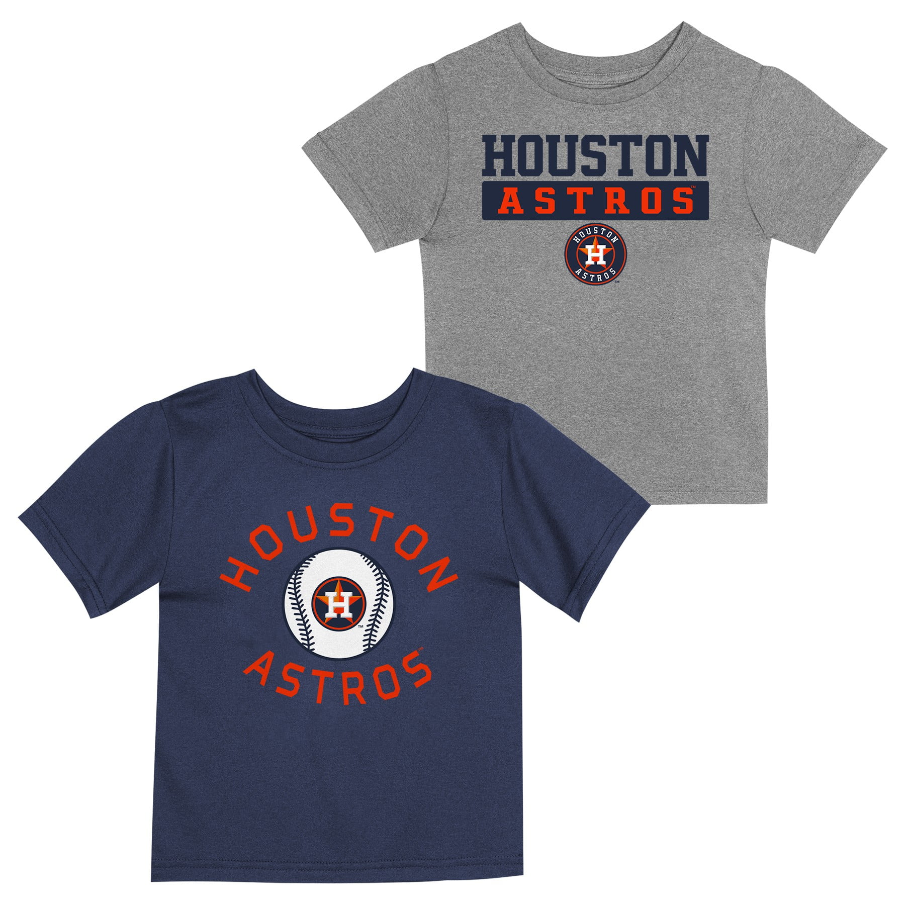 Houston Astros MLB Toddler 2-pack Short-Sleeve Tee - Walmart.com