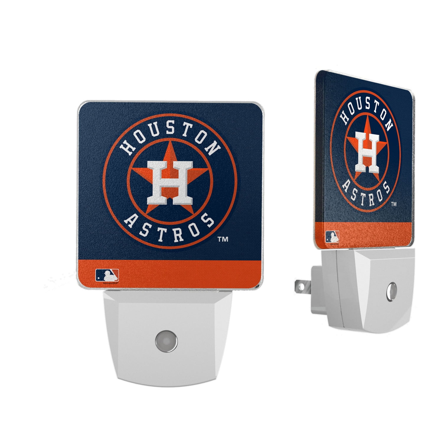 Houston Astros Primary Logo Stripe Design Nightlight 2-Pack - Walmart.com
