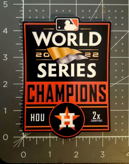 Houston Astros World Series Champions 2022 Sticker Medium Phone Decal ...