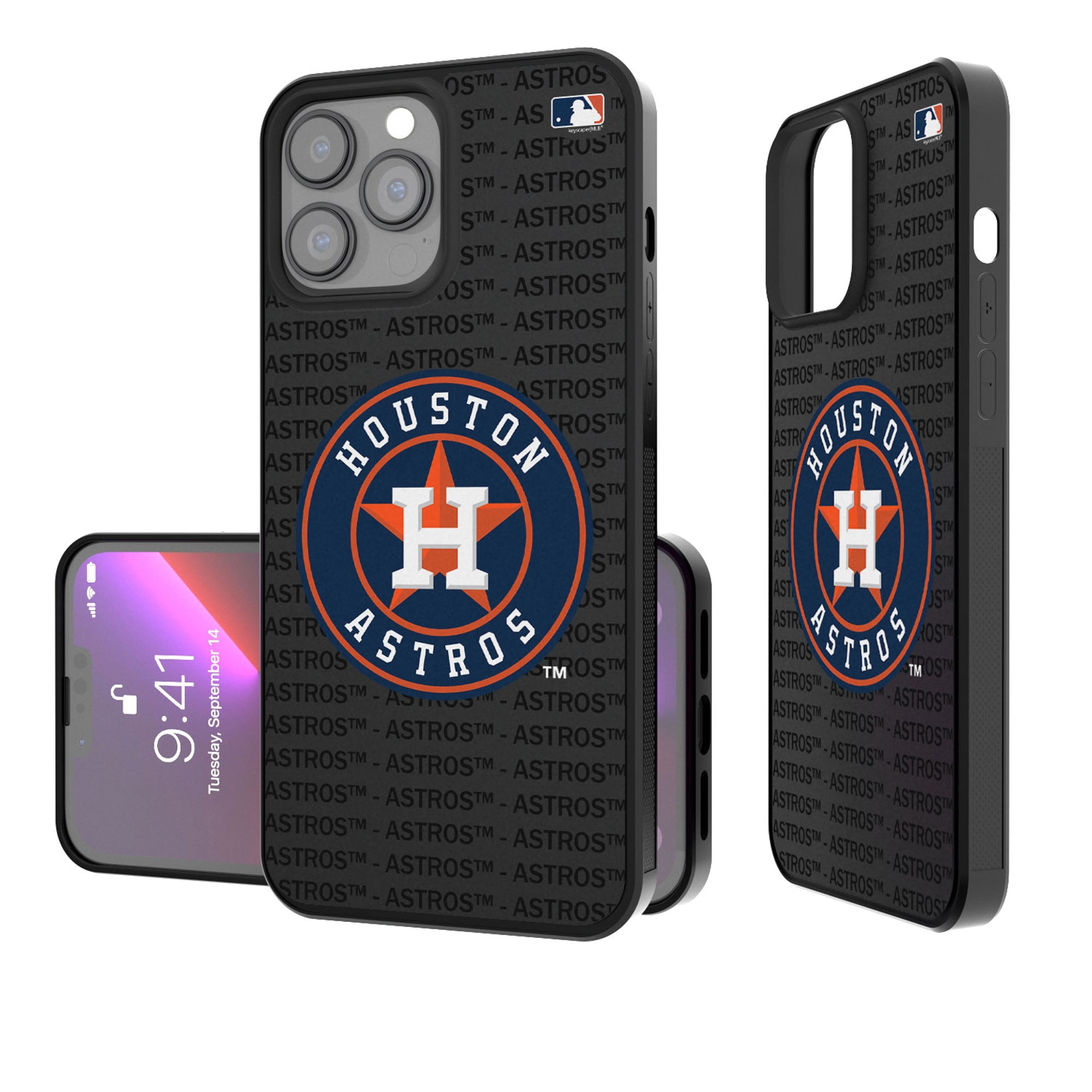 Houston Astros iPhone Text Backdrop Design Bump Case - Walmart.com