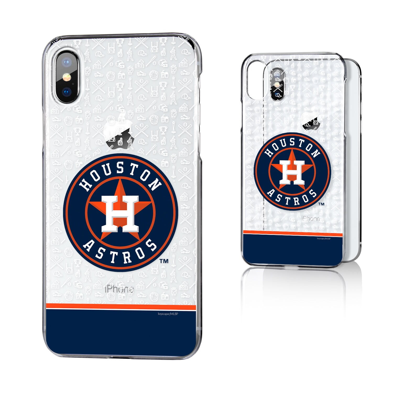 Houston Astros iPhone X/Xs Stripe Clear Case - Walmart.com