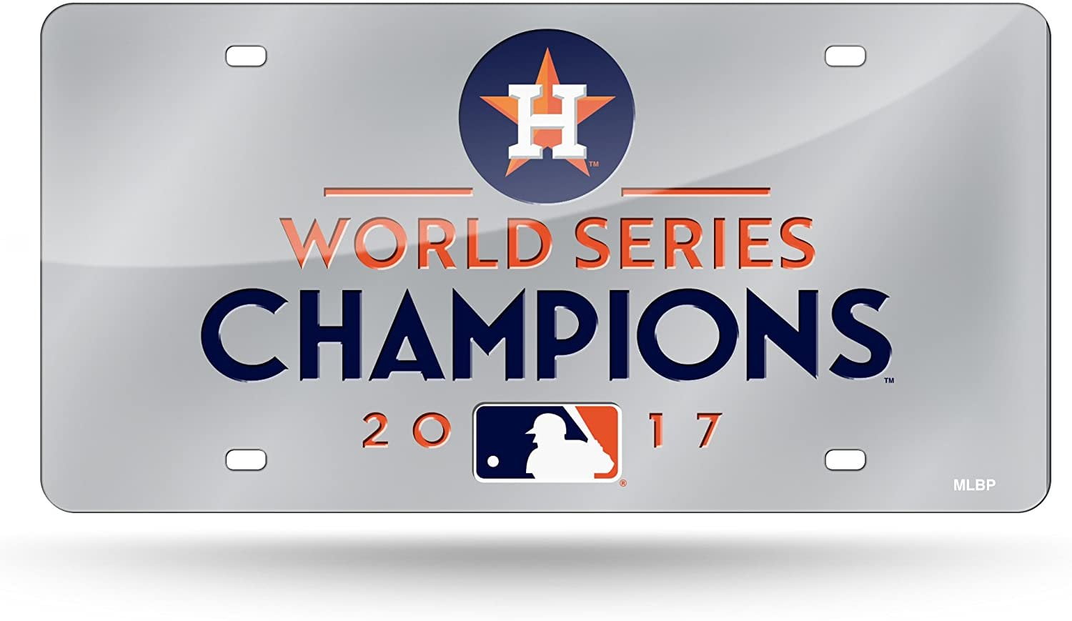 Houston Baseball Astros 2017 World Series Champions Silver Laser Cut ...