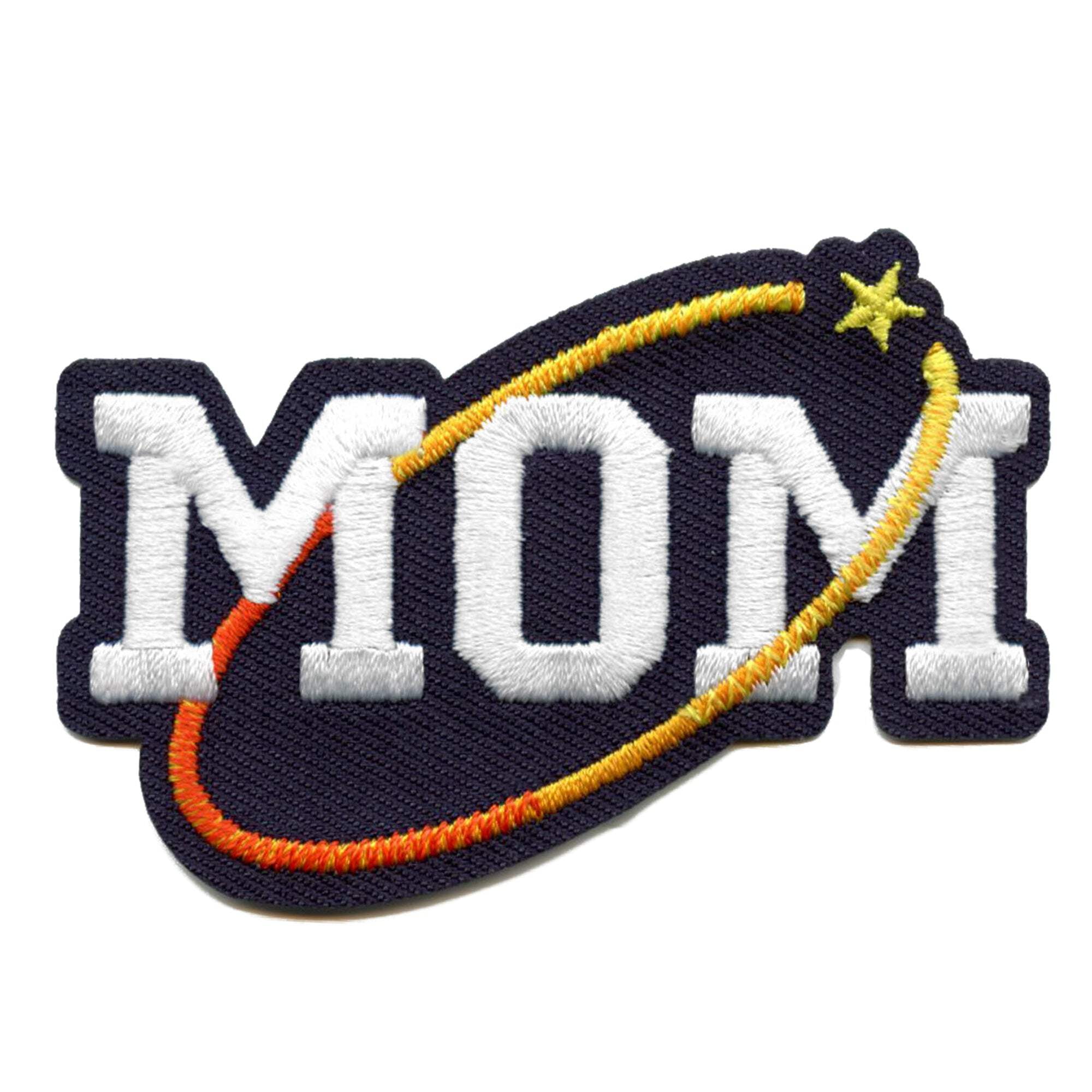 Houston Baseball Mom Patch Space City Star Embroidered Iron On ...