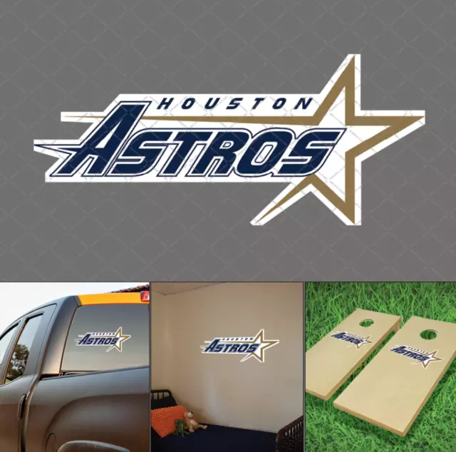 Houston Baseball Team Vintage Sticker Decal Car Truck Window Bedroom ...