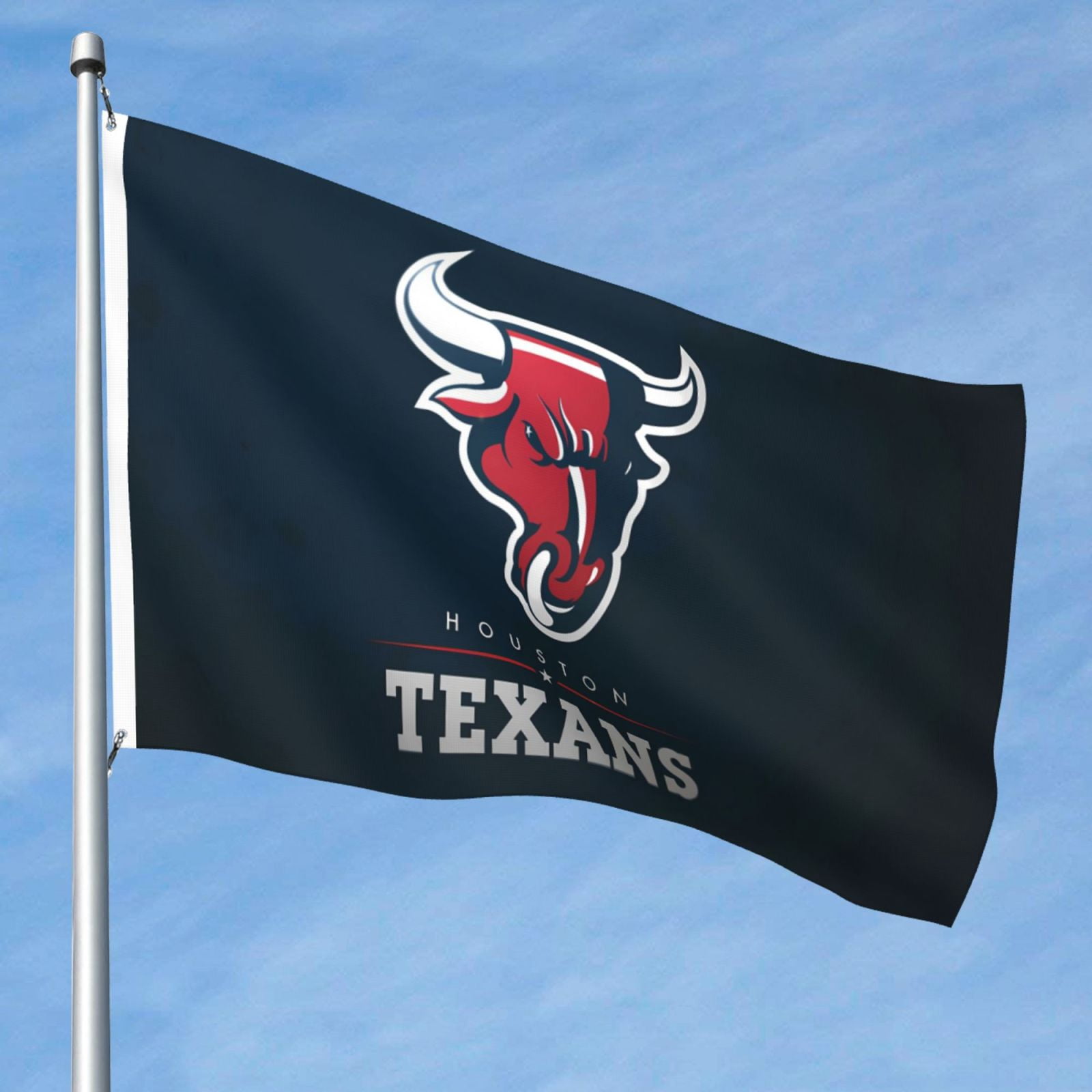 Houston City Football team flag double-sided 5x8ft flags patio ...