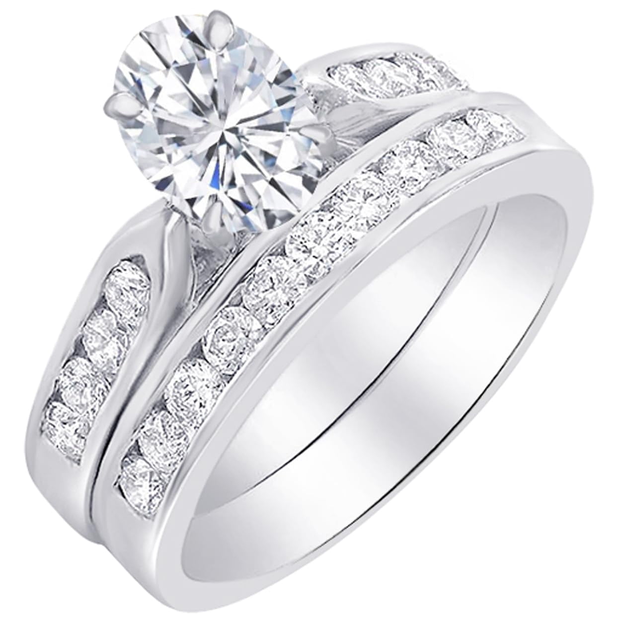 Houston Diamond District 1 to 6 Carat Oval Shape LAB GROWN Diamond ...