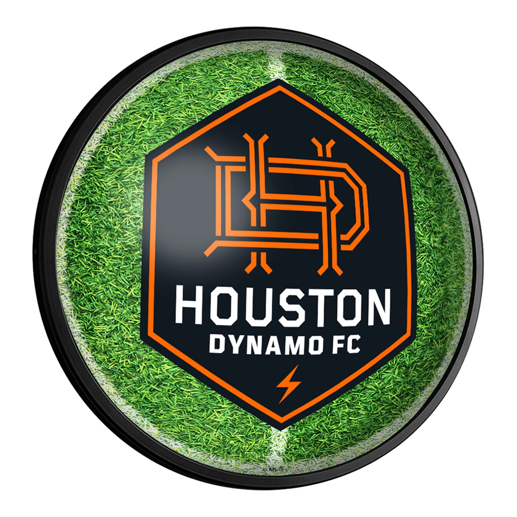 Houston Dynamo FC 18'' Round Slimline Illuminated Field Wall Sign ...