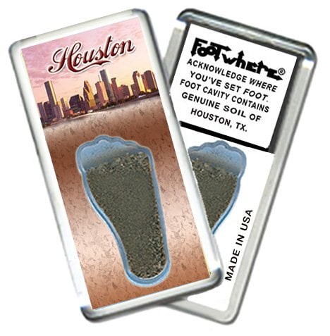 Houston “FootWhere” Fridge Magnet (HOU205 - Sunrise). Authentic ...