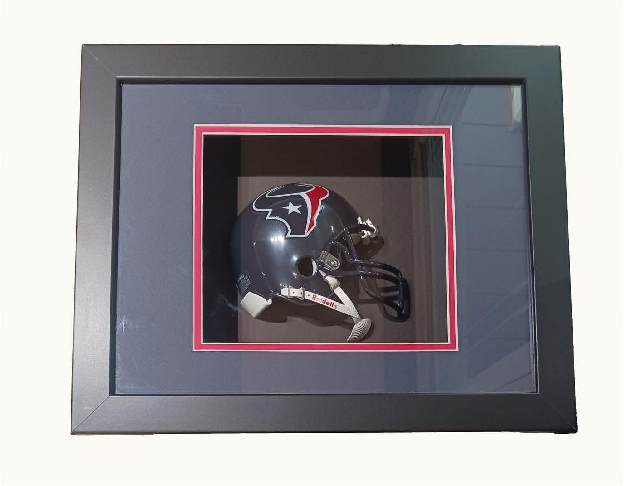 Houston Football Mini Helmet 11x14 Shadowbox - Walmart.com