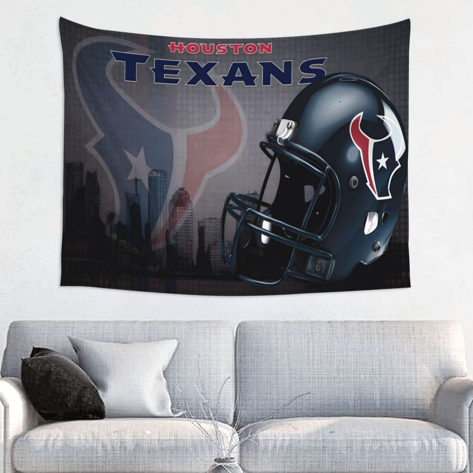 Houston Football Team Interior Decor Wall Tapestry 29x37 inches, Home ...