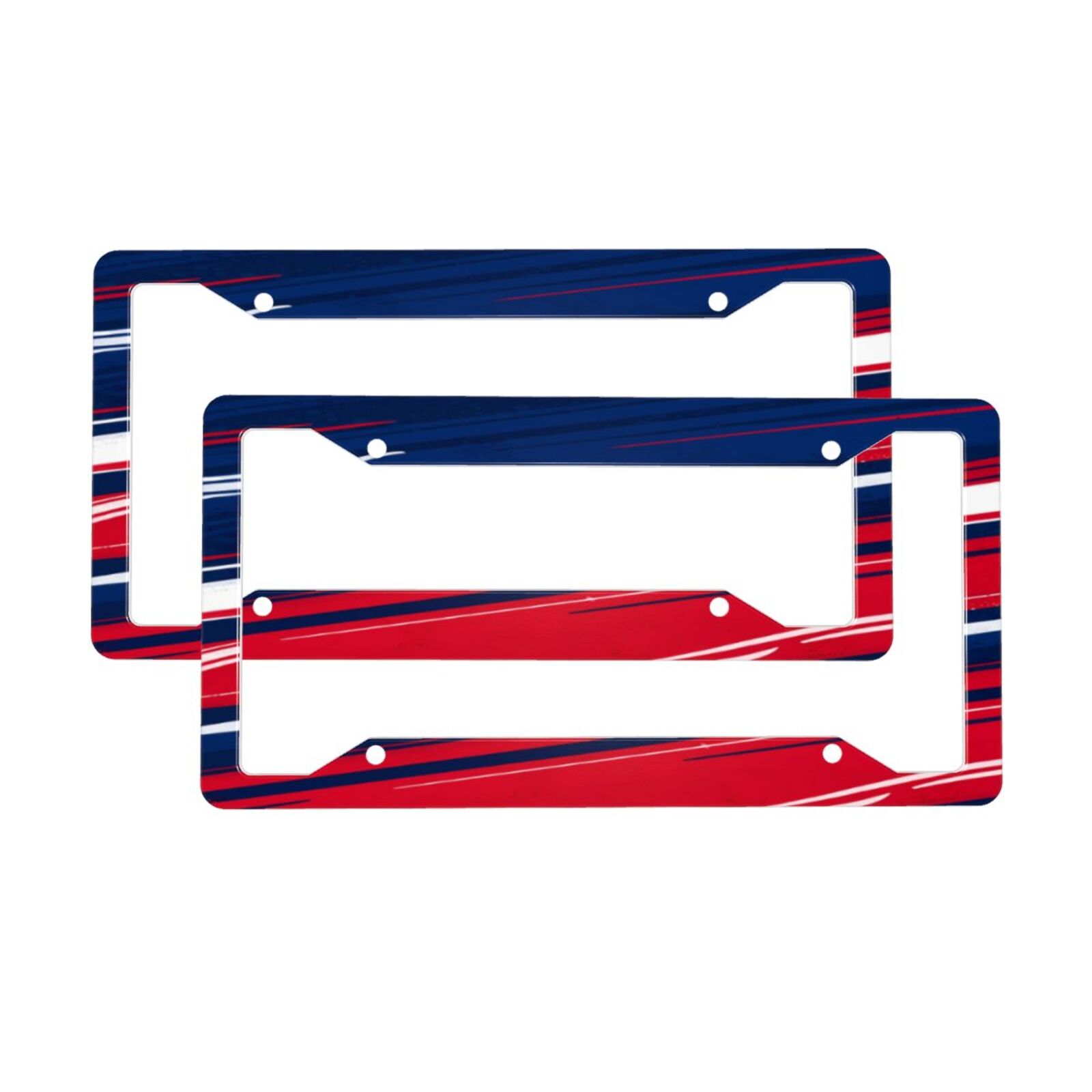 Houston Football Team License Plate Covers – 4-Hole Aluminum Frames for ...