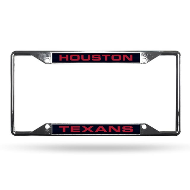 Houston Football Texans All Corner EZ View Chrome Metal Laser Cut ...