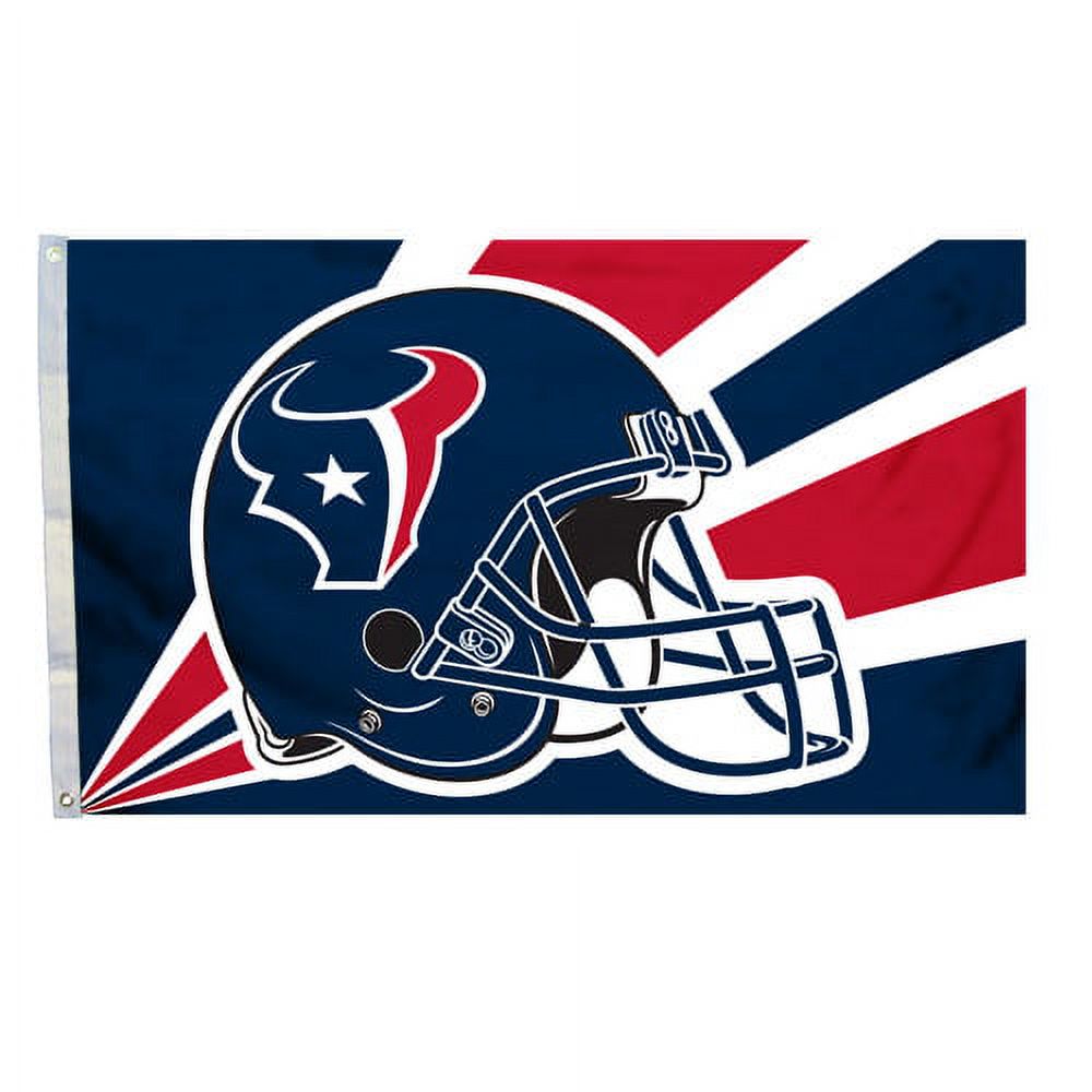 Houston Football Texans Helmet Design Deluxe 3x5 Indoor / Outdoor ...