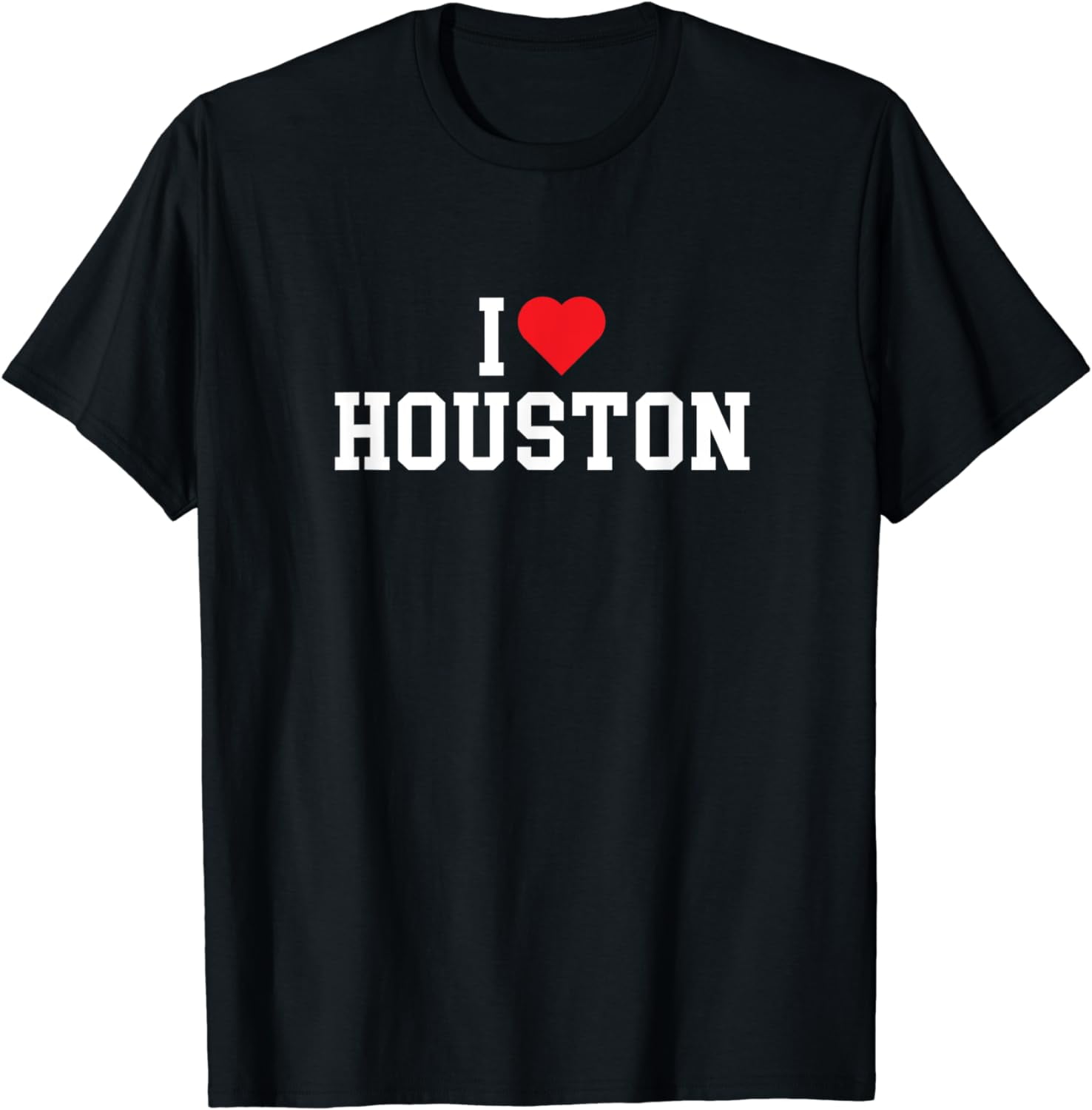 Houston - I Love Houston - Throwback Design - Classic T-Shirt - Walmart.com