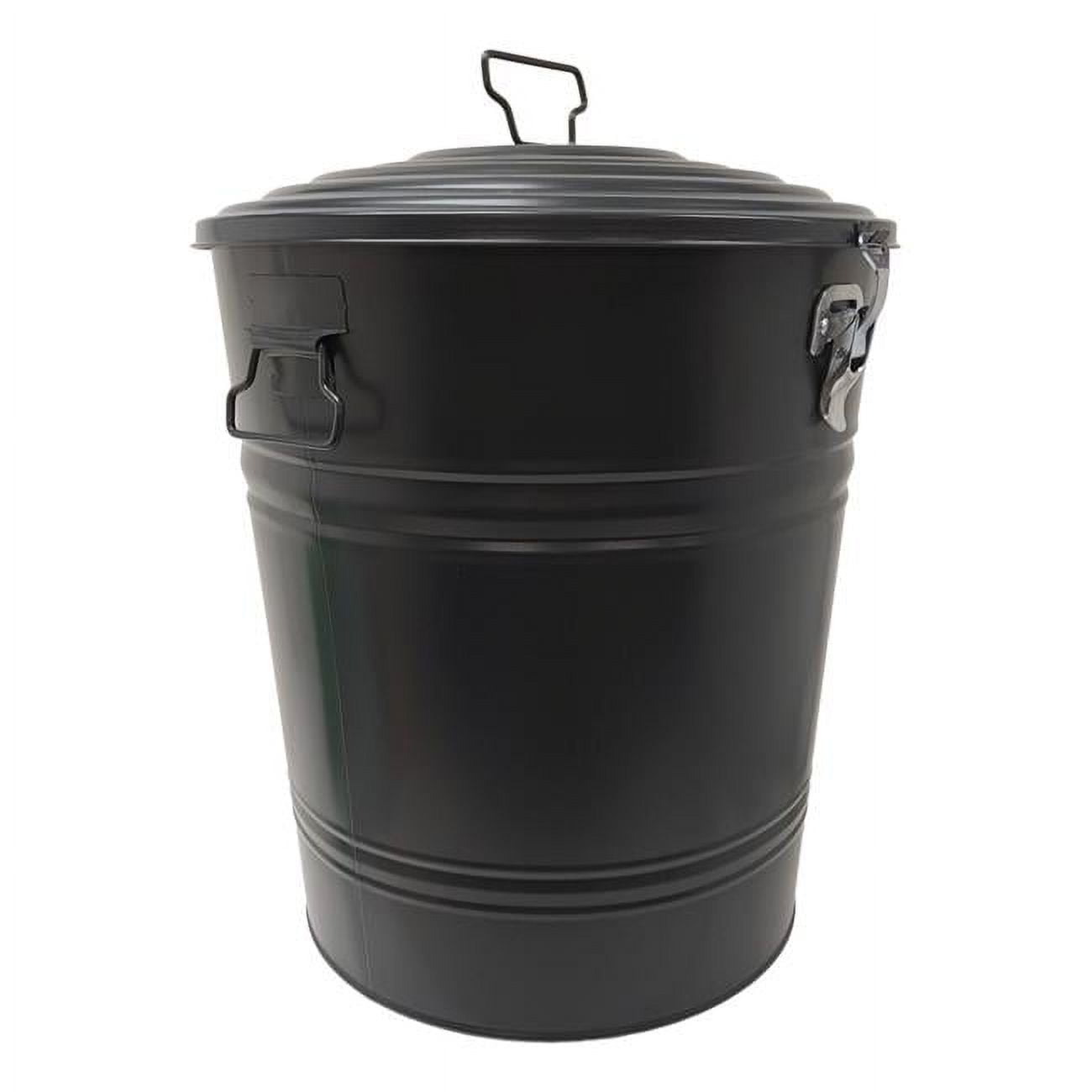 Houston Int'l Trading 5802E DGRY Enameled Galvanized Steel Storage ...