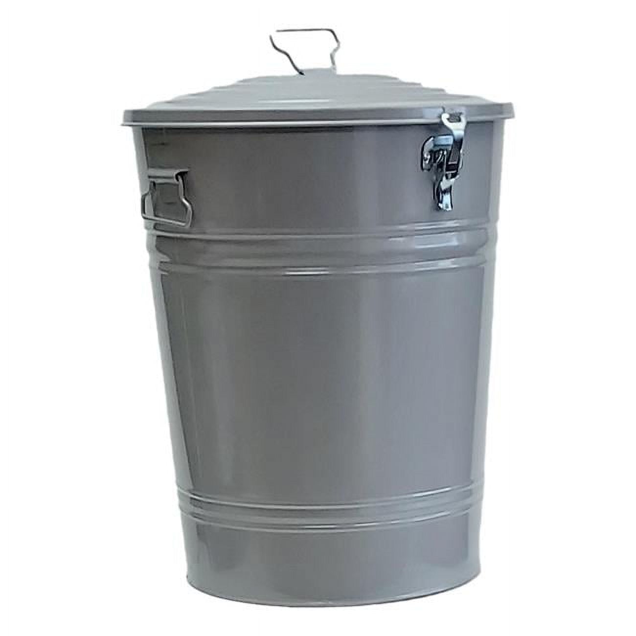Houston Int'l Trading 5802E LTGRY Enameled Galvanized Steel Storage ...