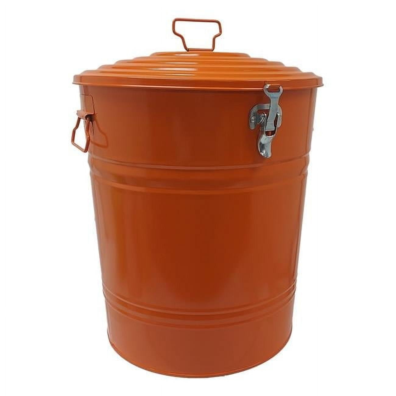 Houston Int'l Trading Enameled Galvanized Steel Storage Container ...