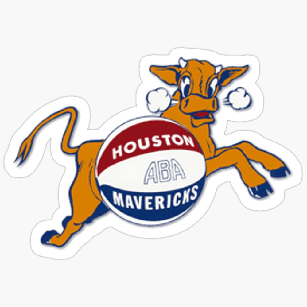 Houston Mavericks Of The Aba Sticker Baseball Sticker, Football Sticker ...