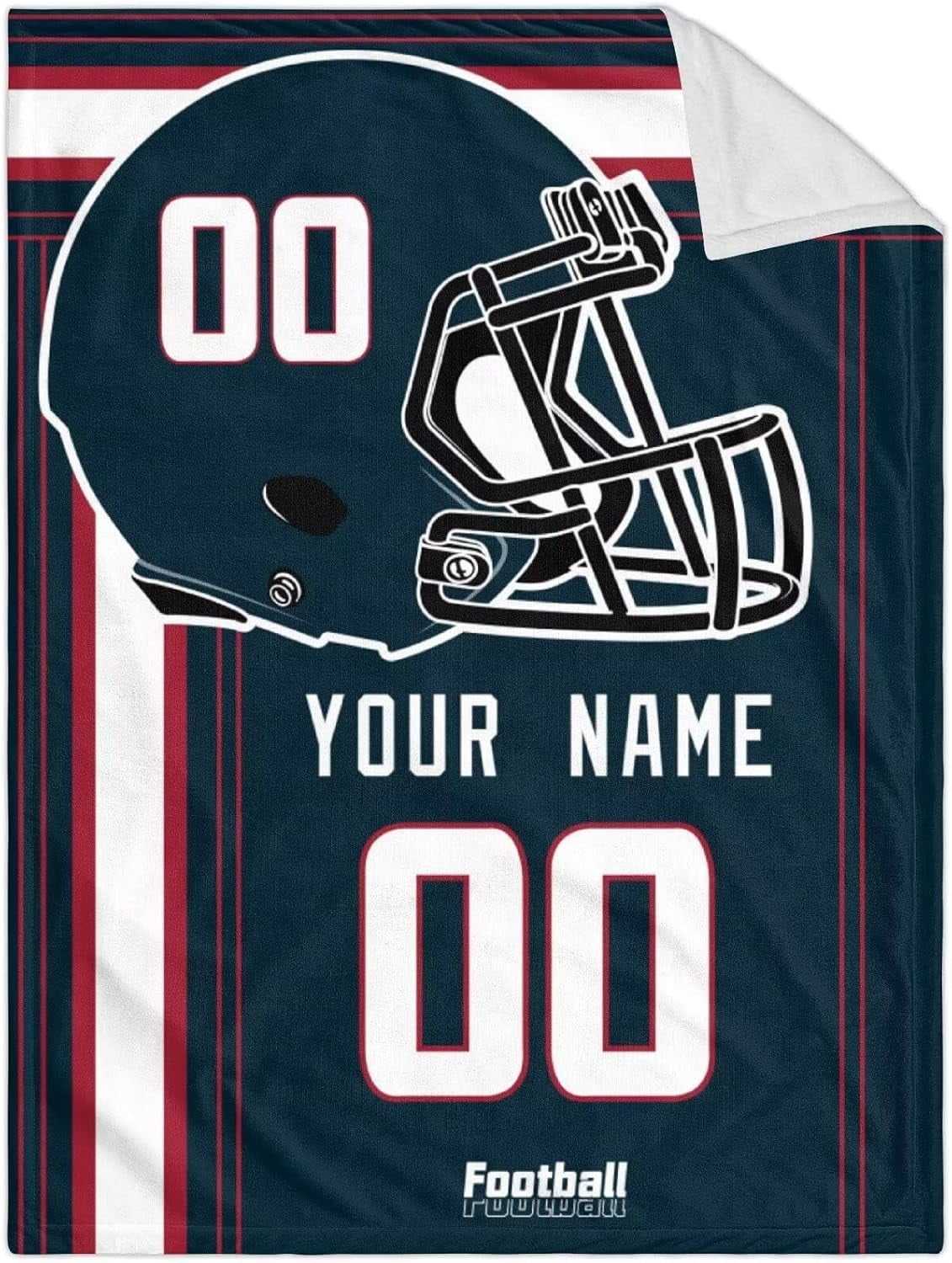 Houston Plush Throw Blanket Personalized Gift for Men Women Youth ...