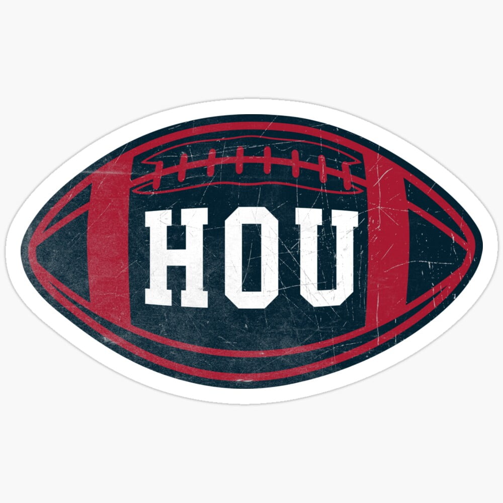 DOPASTICKER Houston Retro Throwback Football - Phone Stickers ...