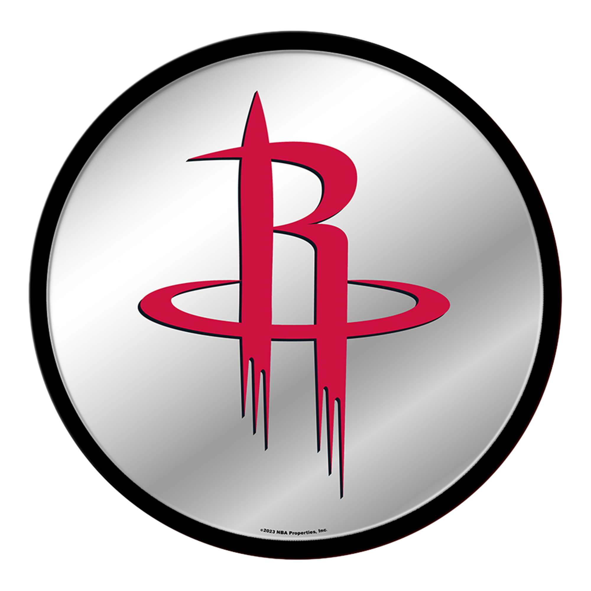 Houston Rockets 17.5" Modern Disc Mirrored Wall Sign - Walmart.com