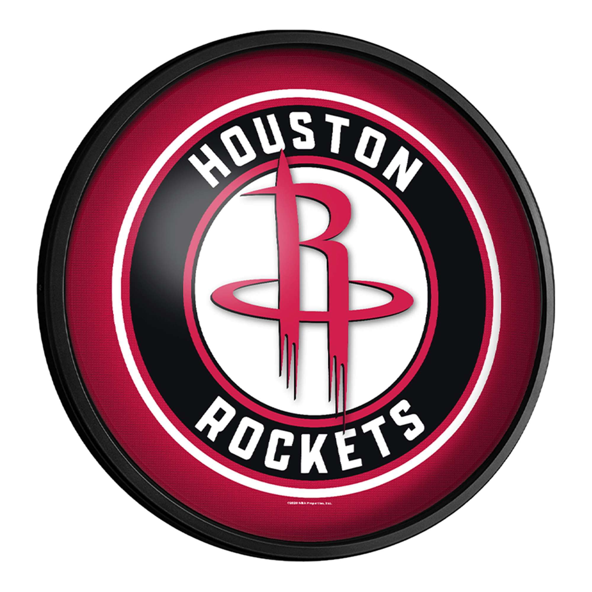 Houston Rockets 18'' Round Slimline Illuminated Wall Sign - Walmart.com