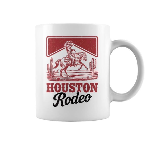 Houston Rodeo Bronc Horse Riding Cowboy Coffee Mugs - Walmart.com