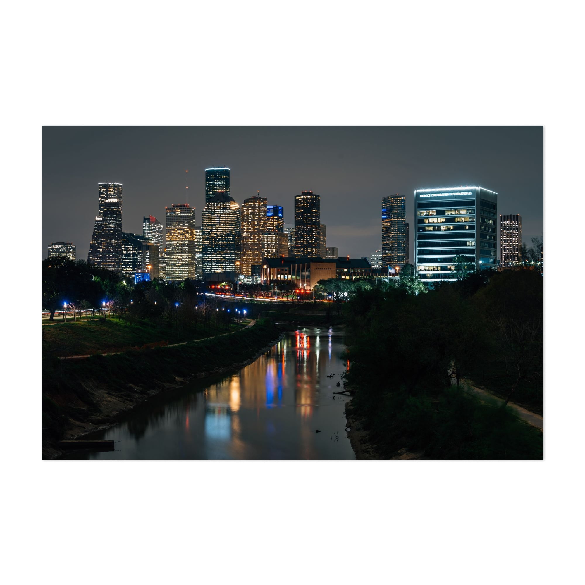 Houston Skyline 02 - Houston Texas Photography Unframed Wall Art Print ...
