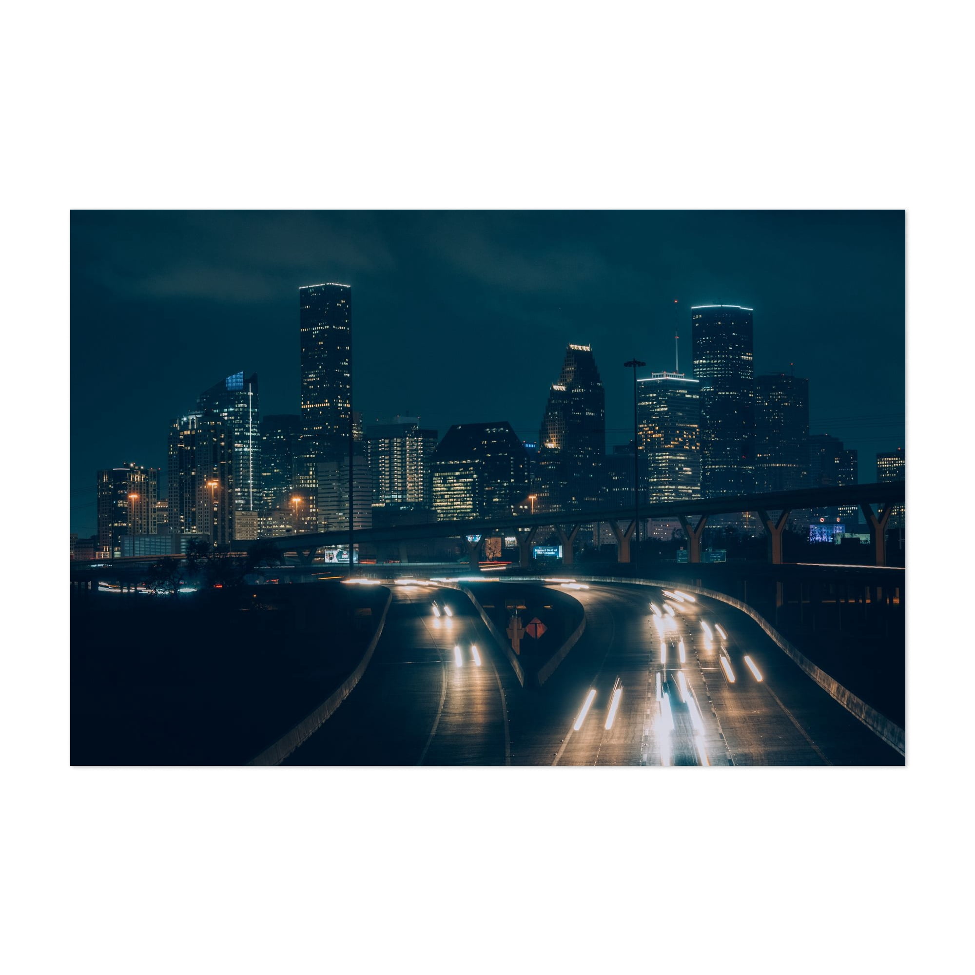 Houston Skyline 05 - Houston Texas Photography Unframed Wall Art Print ...