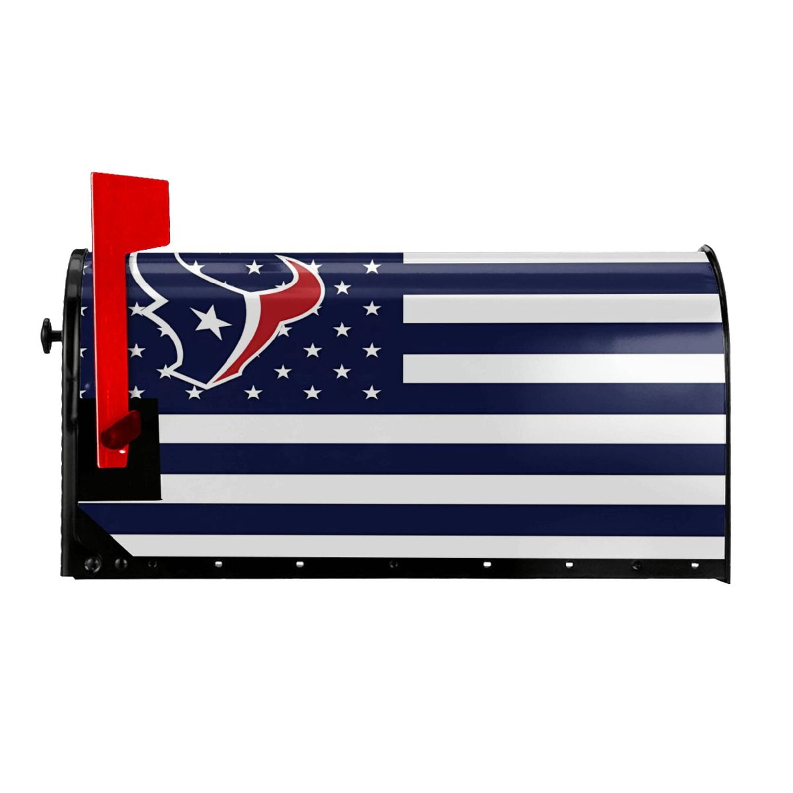 Houston Team-Inspired Magnetic Mailbox Cover - Double Sided Print, Fade ...