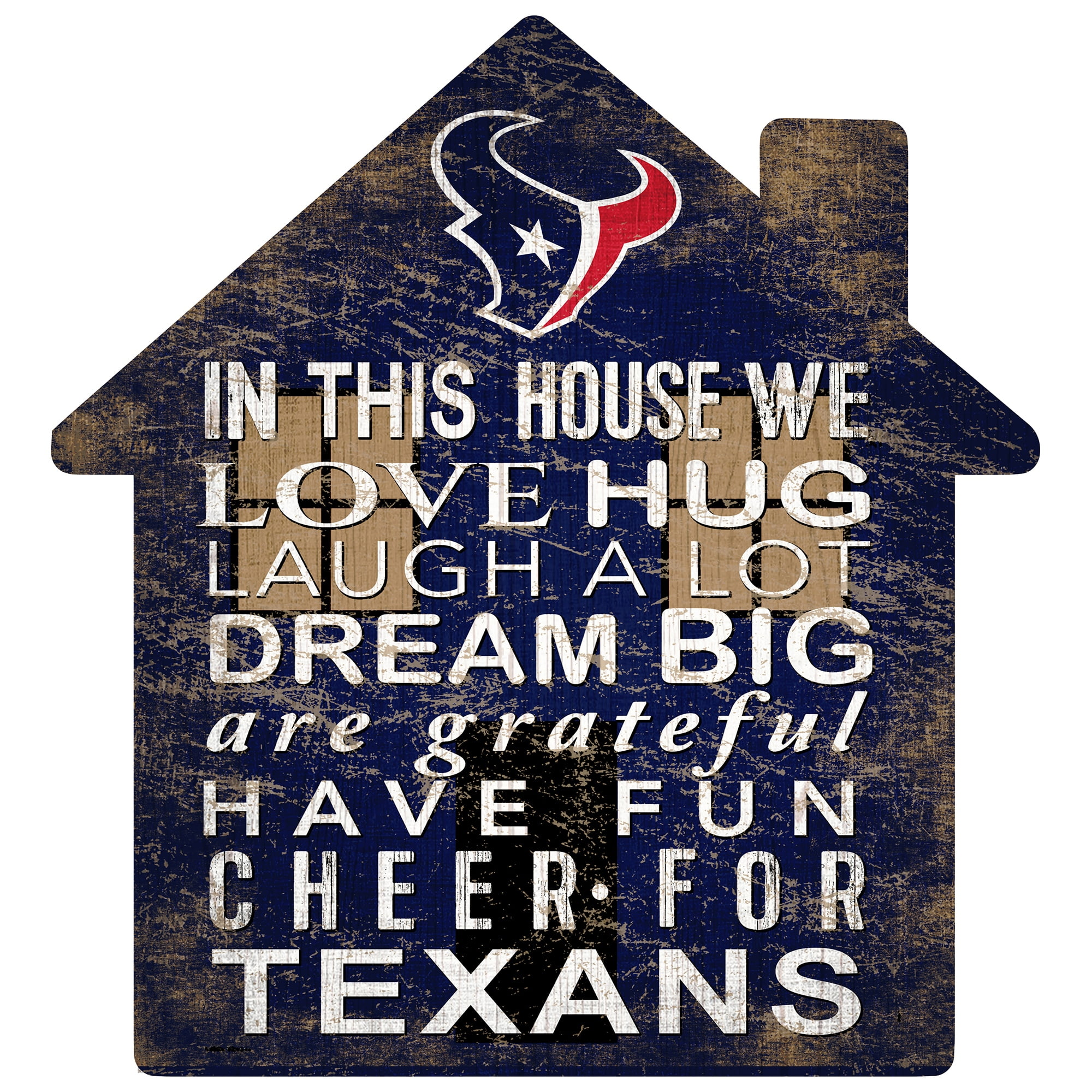 Houston Texans 12'' Team House Sign - Walmart.com