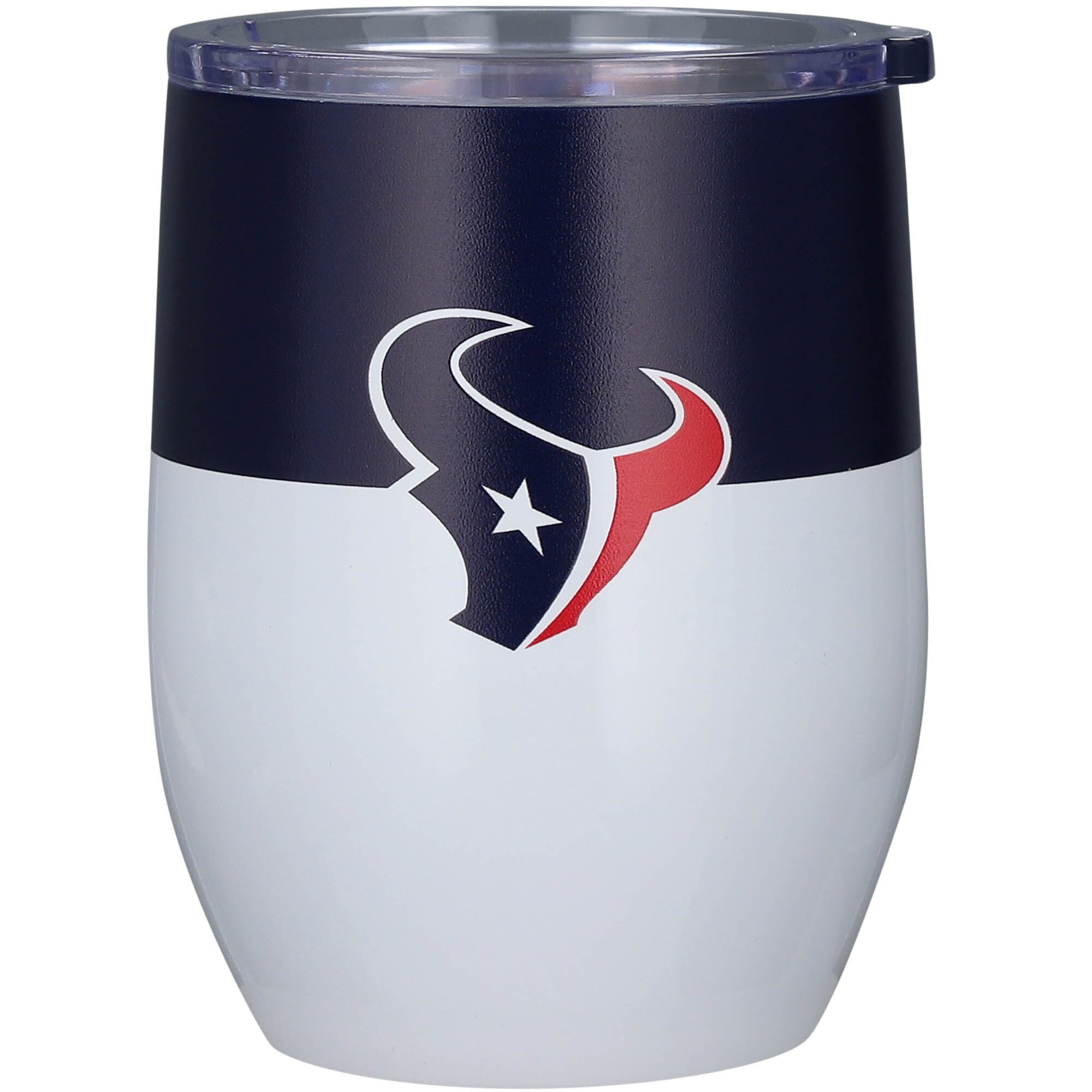 Houston Texans 16oz. Colorblock Stainless Steel Curved Tumbler ...