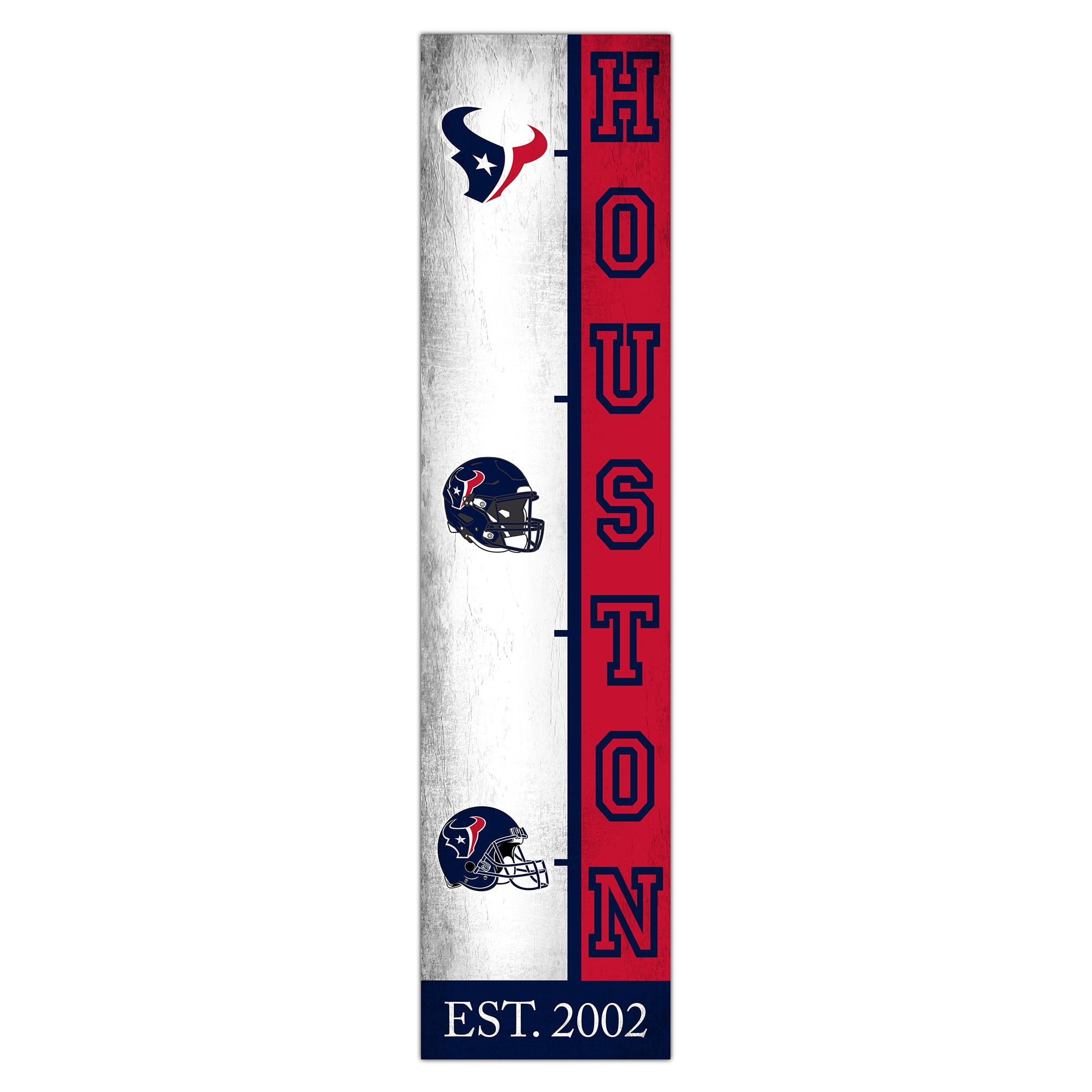 Houston Texans 6" x 24" Progression Wood Sign - Walmart.com